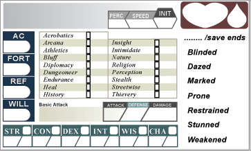 Dungeons & Dragons 4th Edition Cards | Yaruki Zero Games